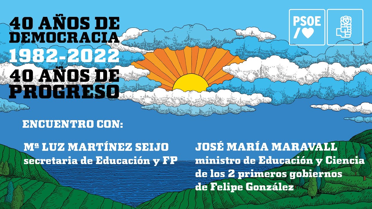 ESCUELA SOCIALISTA DE EDUCACIÓN. 40 años de Progreso. Encuentro con José María Maravall - YouTube