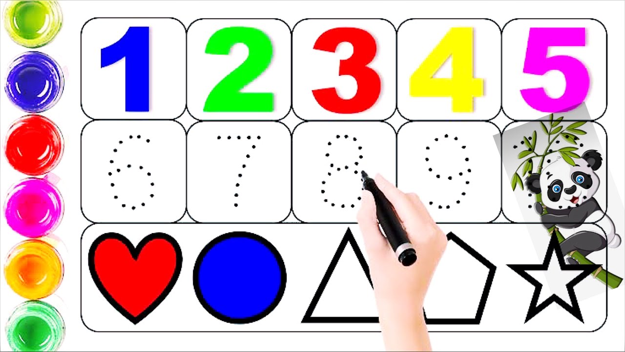 Learn 1234 number counting and Abc alphabets for kids & toddlers,3d ...