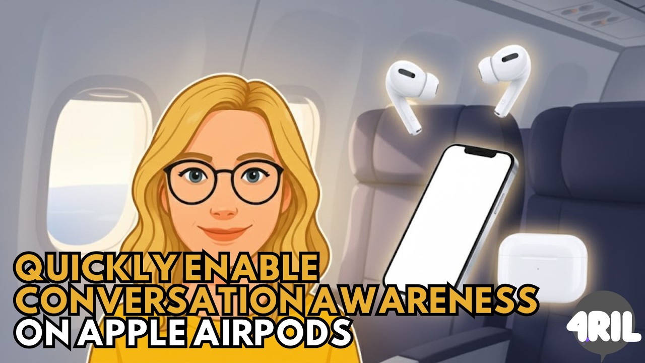 How to Quickly Enable Conversation Awareness on Apple AirPods - YouTube