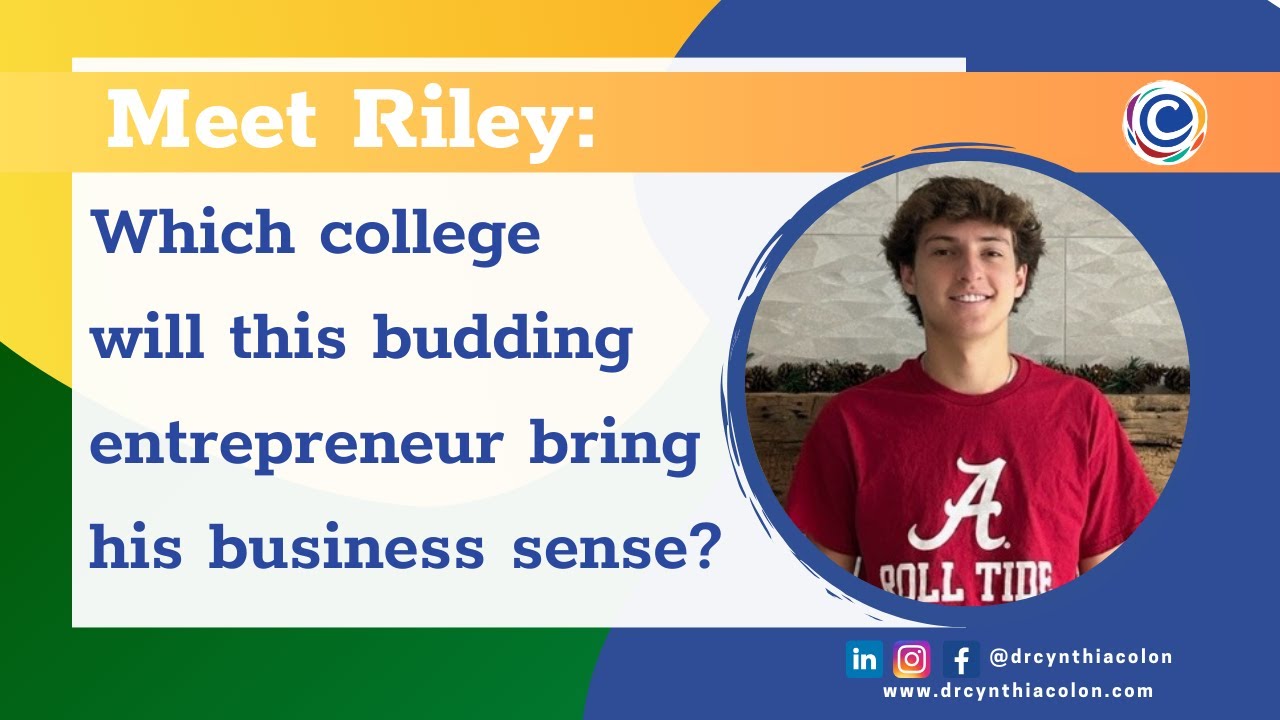 Meet Riley: Which college will this budding entrepreneur bring his ...