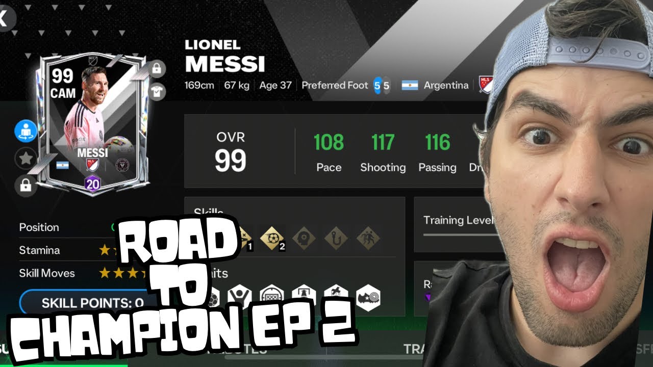 This 99 Messi Card is a MUST in game insane skills😳😳😳- Road to Champion ...