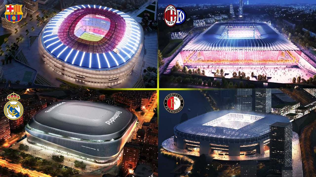The 7 most Stunning Future Stadiums! - YouTube