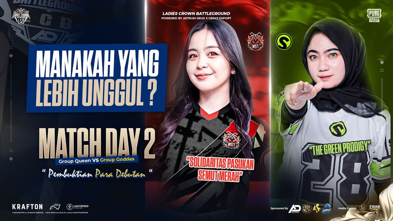 PUBG MOBILE : LADIES CROWN BATTLEGROUND - WEEK 1 | DAY 2 - YouTube