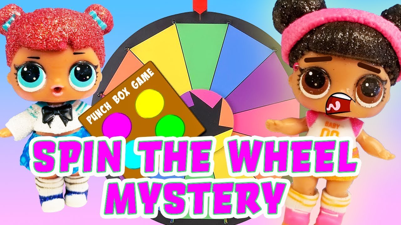 LOL Surprise Dolls Disney Princess Spin the Wheel Game Mystery! W ...