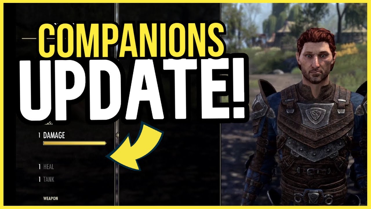 BIG ESO Companions Skills and Classes Update! Skill Lines, Costumes ...