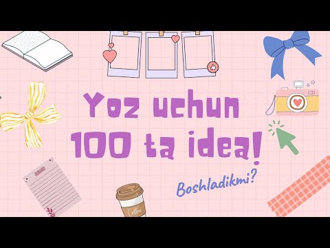 Yoz fasli uchun 100 ta idea! 🎀 - YouTube