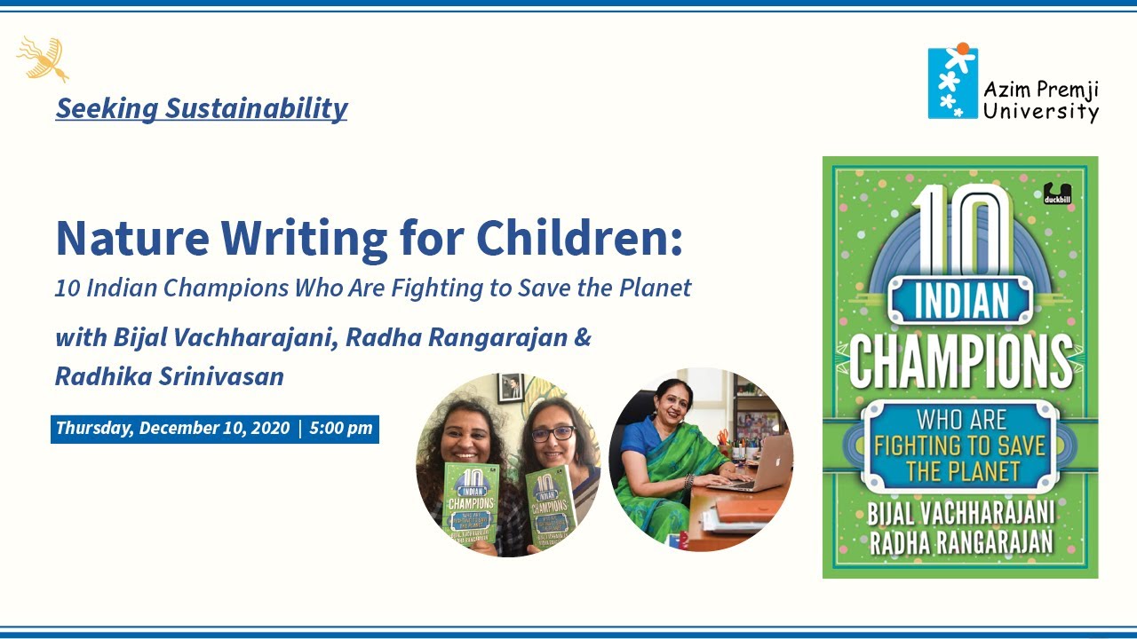 Nature Writing For Child: Talk with Bijal Vachharajani, Radha ...
