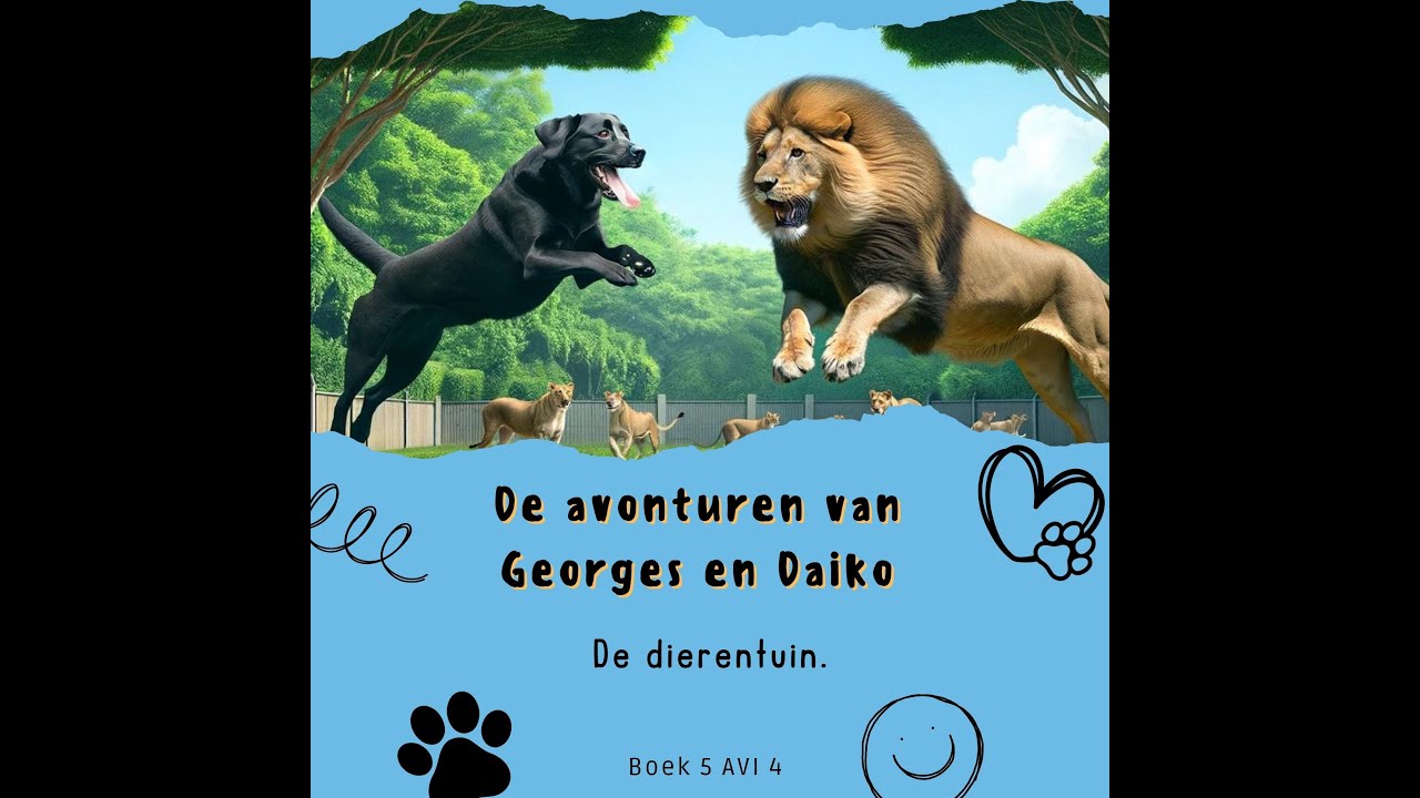 Georges en Daiko Boek 5 De dierentuin - YouTube