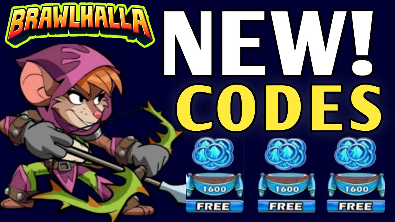 FINALLY!! BRAWLHALLA REDEEM CODES - BRAWLHALLA CODES 2023- CODES ...
