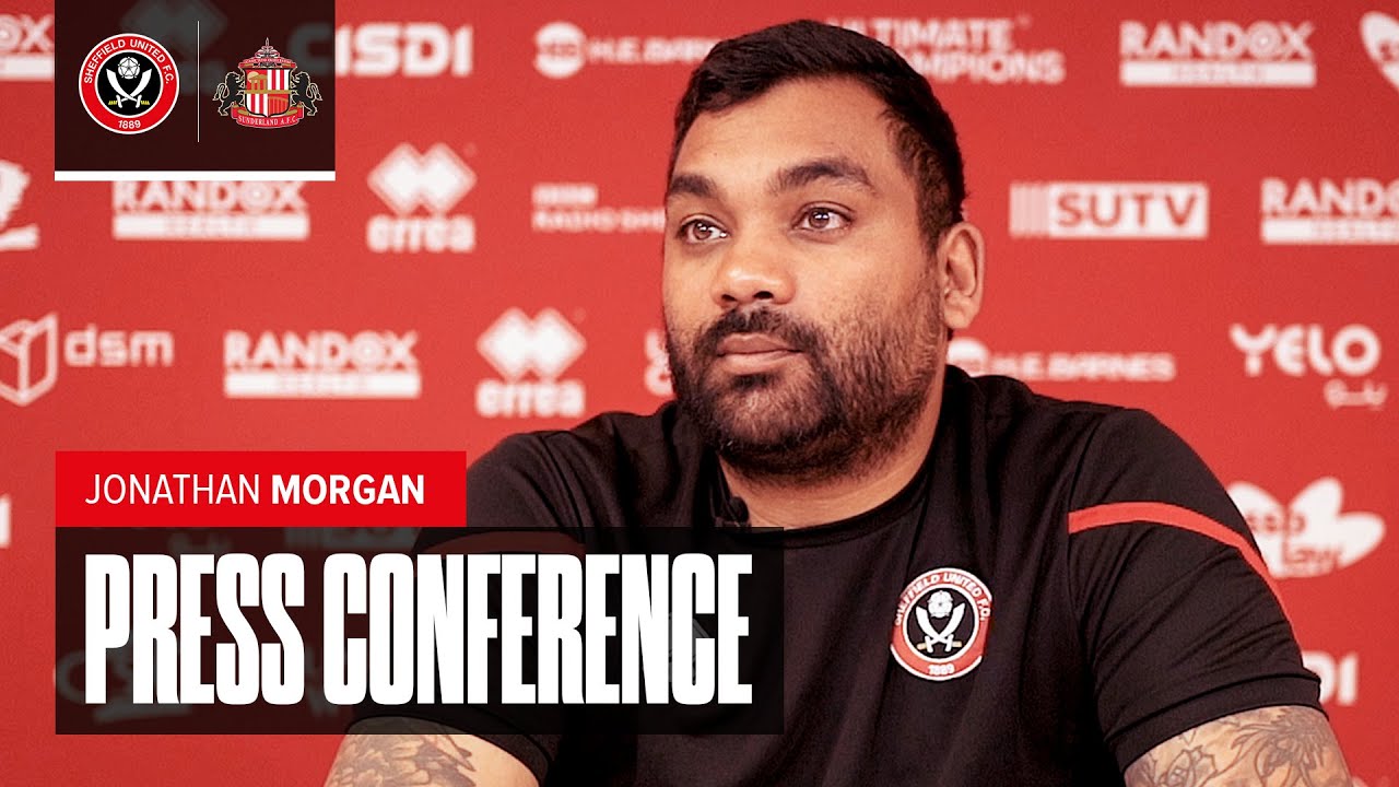 Jonathan Morgan | Sheffield United v Sunderland | Pre-match Interview ...