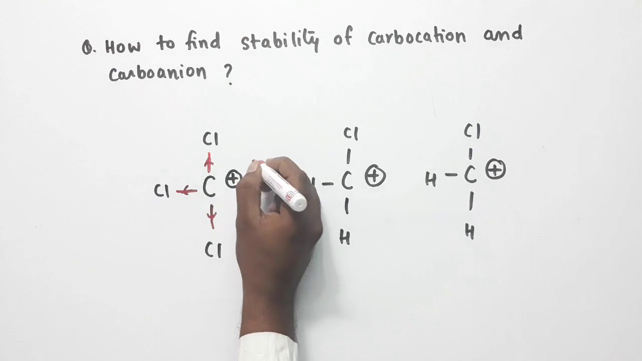 (organic chemistry basics).How to find stability of carbocation and ...