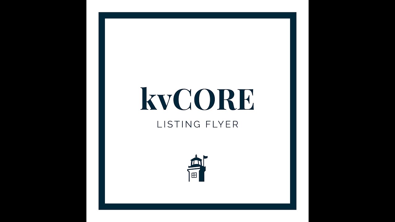 KVCore Listing Flyer - YouTube