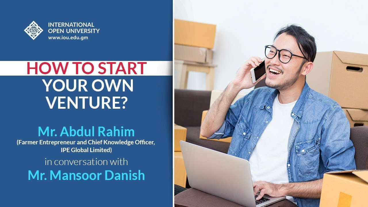 How to Start Your Own Venture? - YouTube