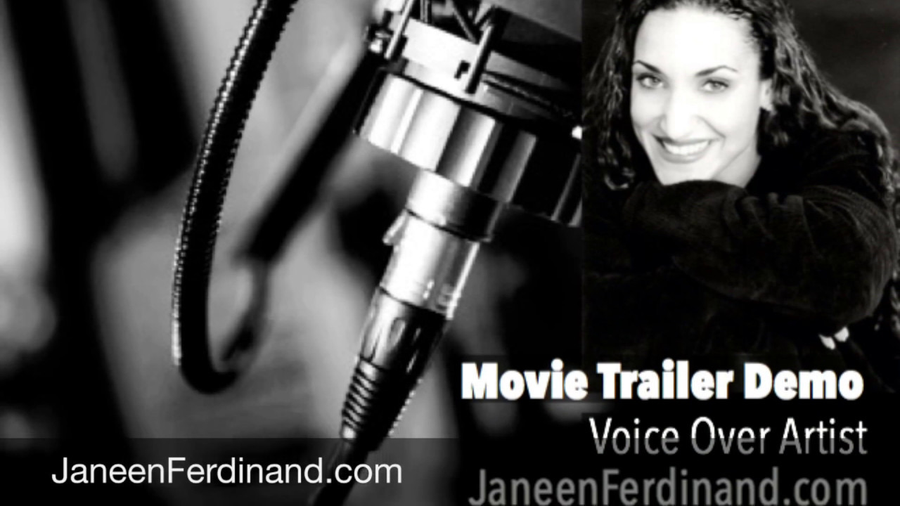 Female Voice Over Artist Demo: Professional Voice For Movie Trailers ...