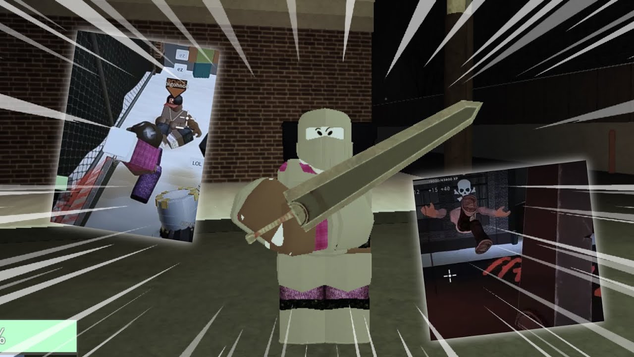 Roblox Criminality Slayer Sword Montage - YouTube