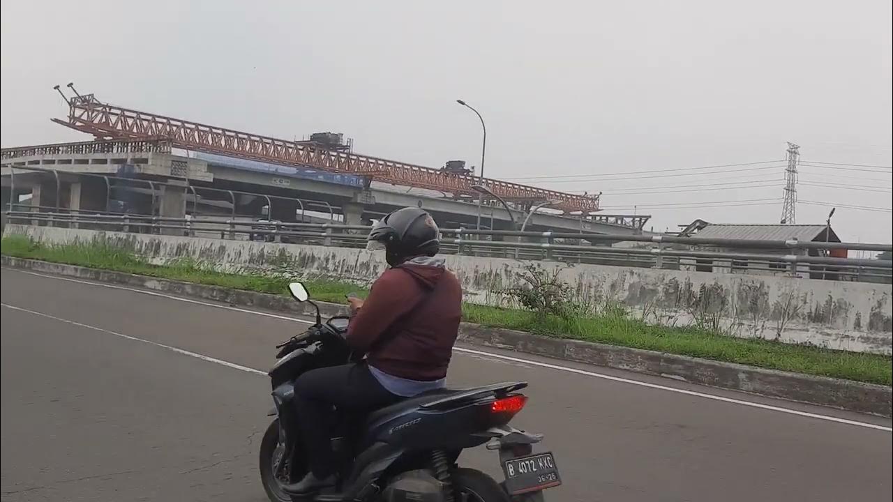Toll Cimanggis Cibitung ss Cibitung dalam kawasan MM2100 - YouTube