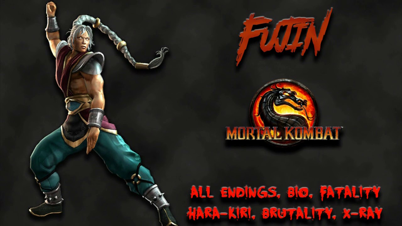 Mortal Kombat - All Fatality, Bio, Ending - Fujin - YouTube