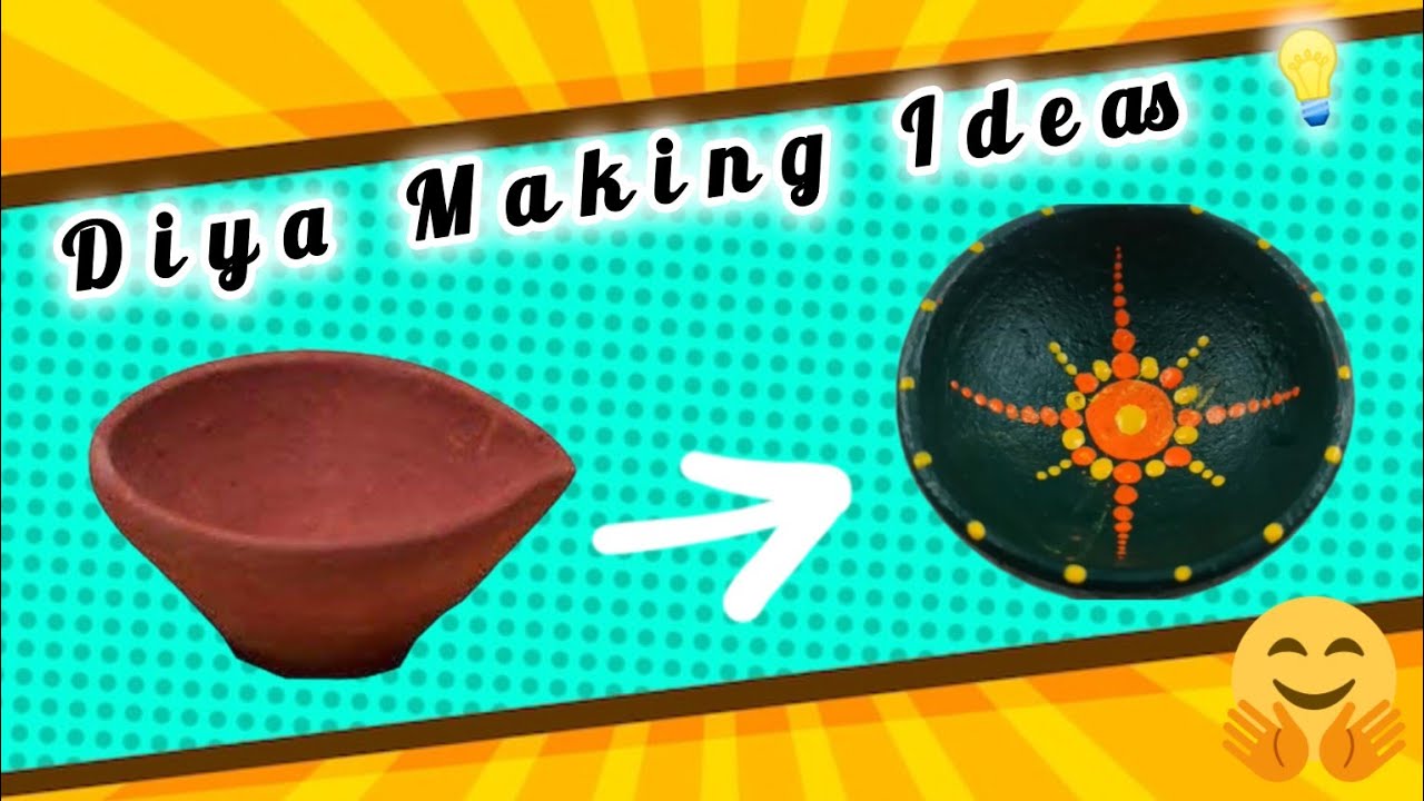 Beautiful Diya decoration for Diwali | Diya Competition| diy| Happy ...