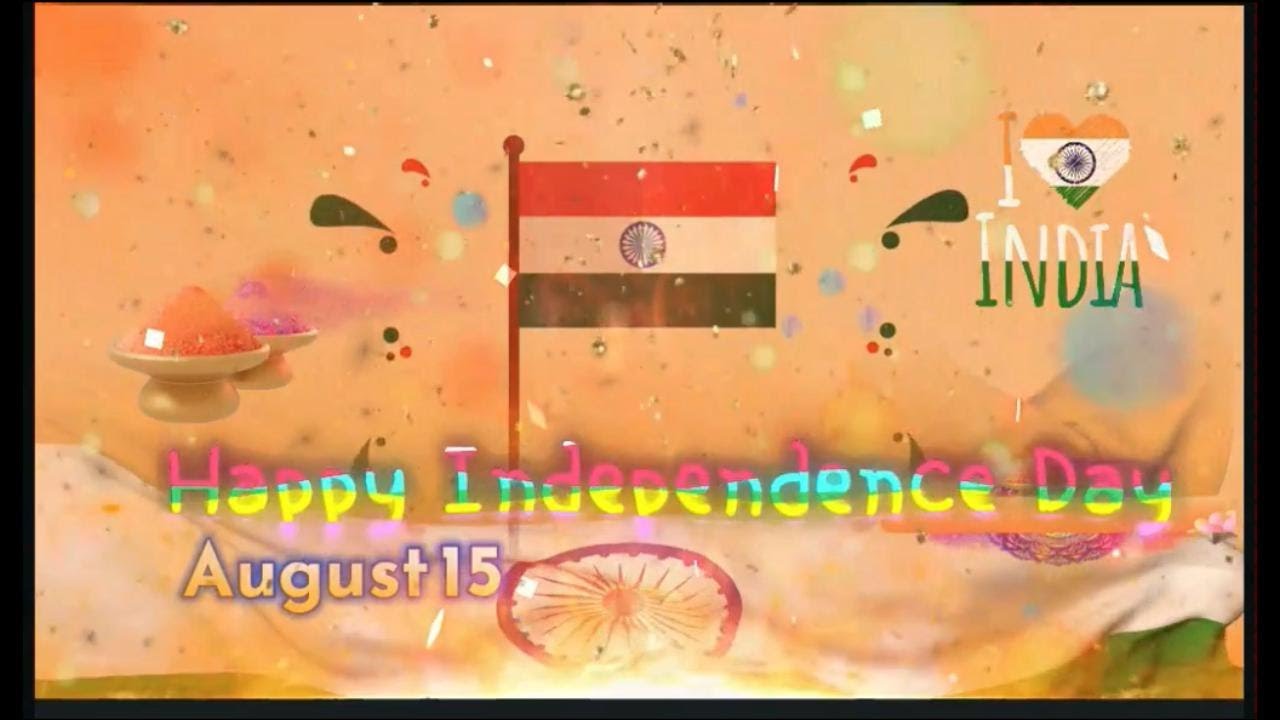 Independence Day Simple Greeting Card | Animated Card | Use These Cards ...