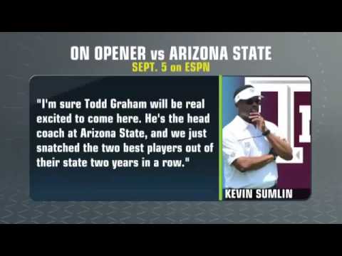 Espn First Take Kevin Sumlin On Twitter Nonsense Rick Ross Party Rumor ...