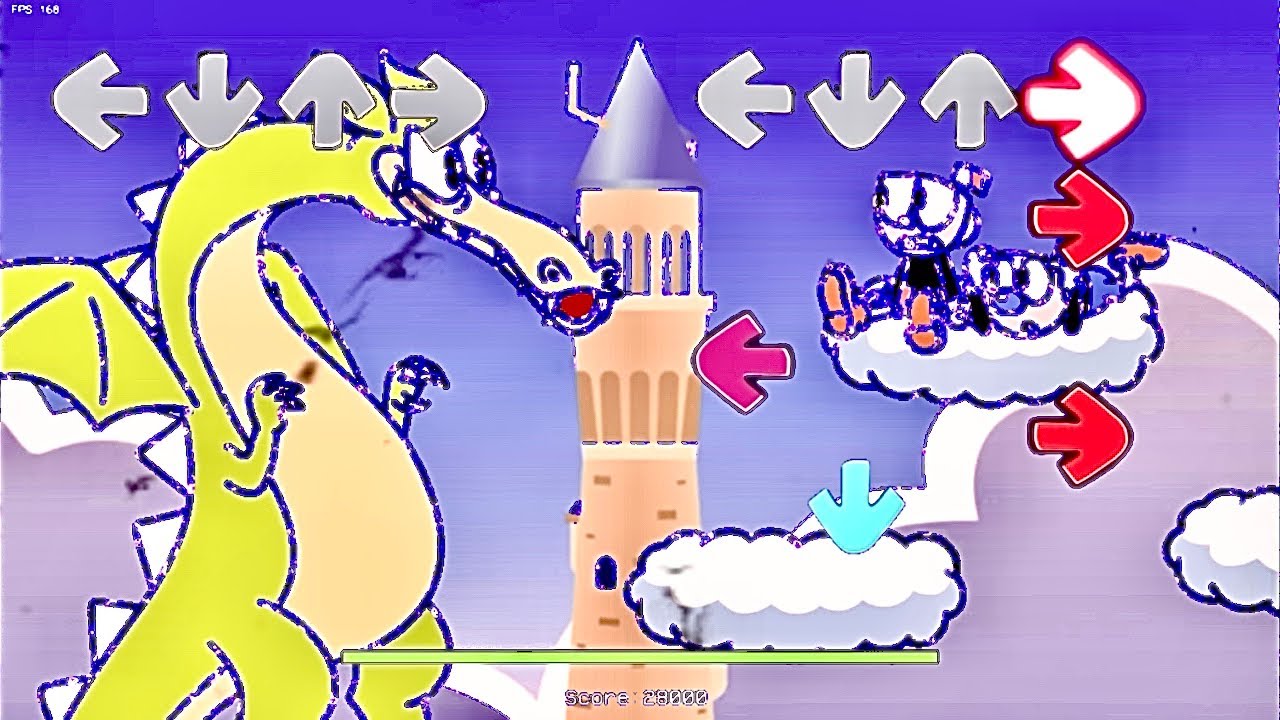 Cuphead SUPER POWERS in Friday Night Funkin - FNF - YouTube