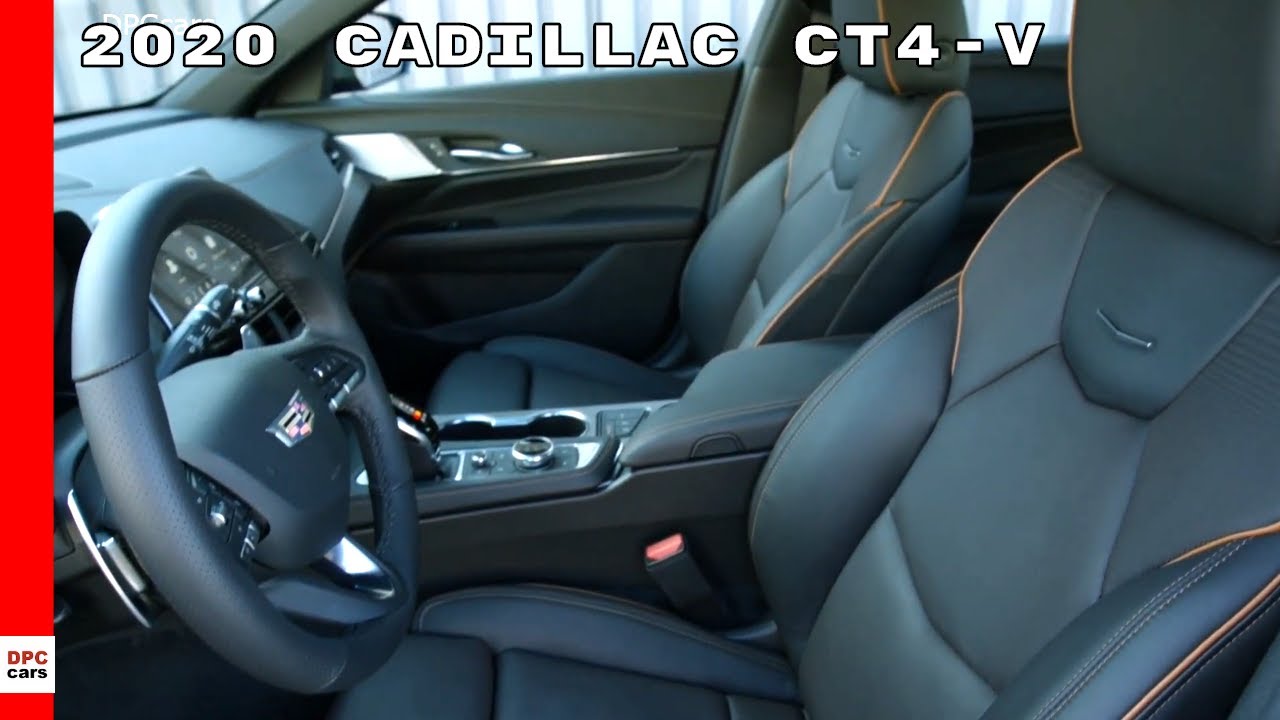 2020 Cadillac CT4 V Interior Cabin - YouTube