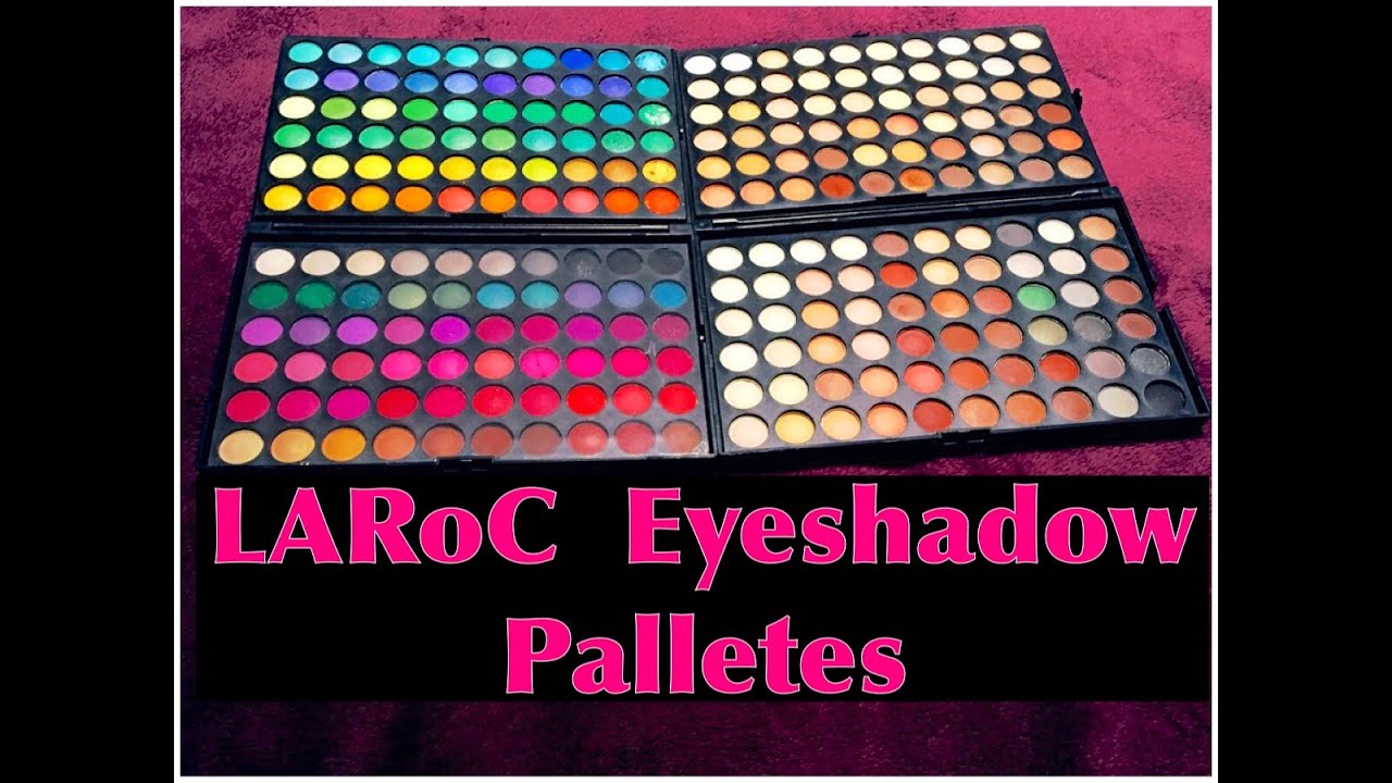 LARoC Eyeshadow Palletes! First Impression! - YouTube