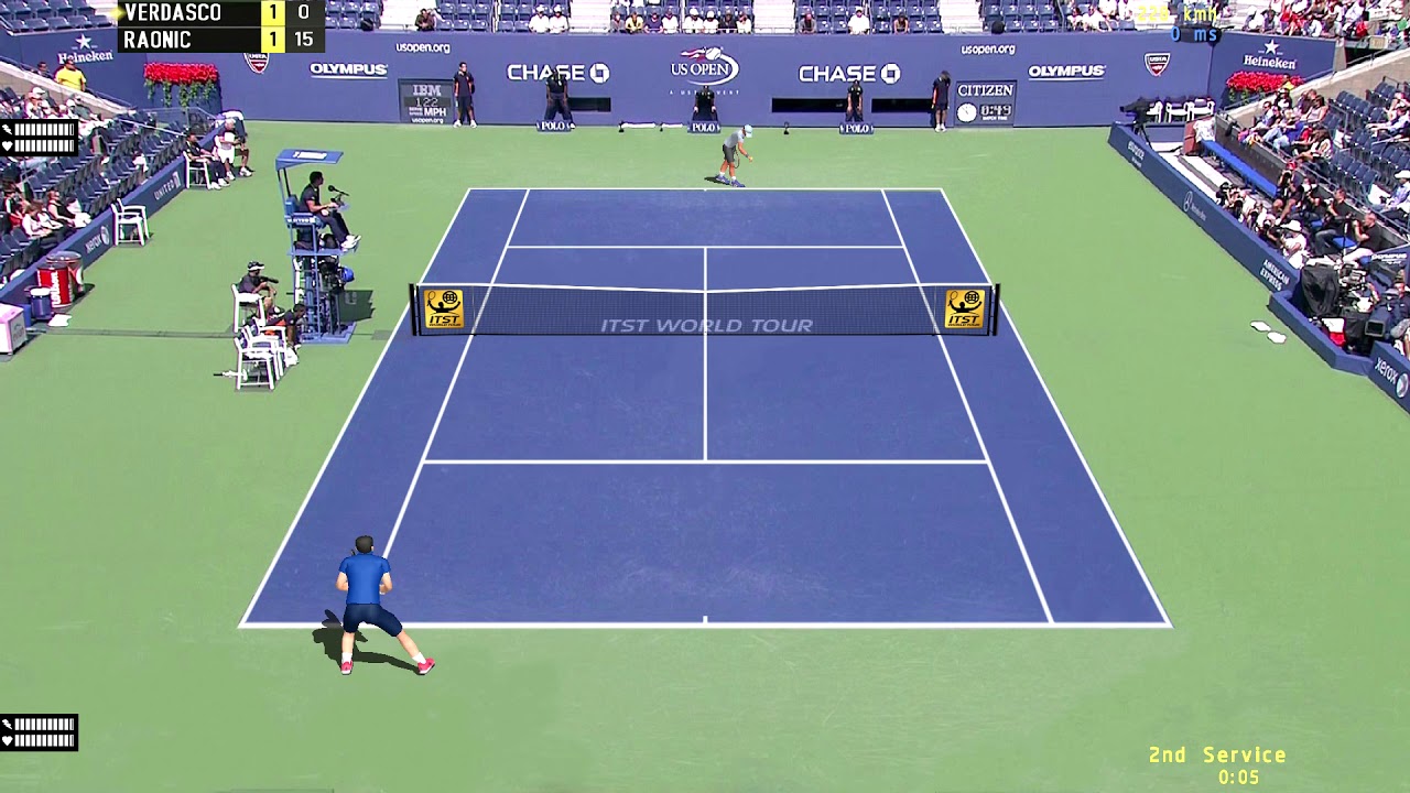 Verdasco vs Raonic ITST R64 Tennis Elbow Tournament 2018 U S Open - YouTube