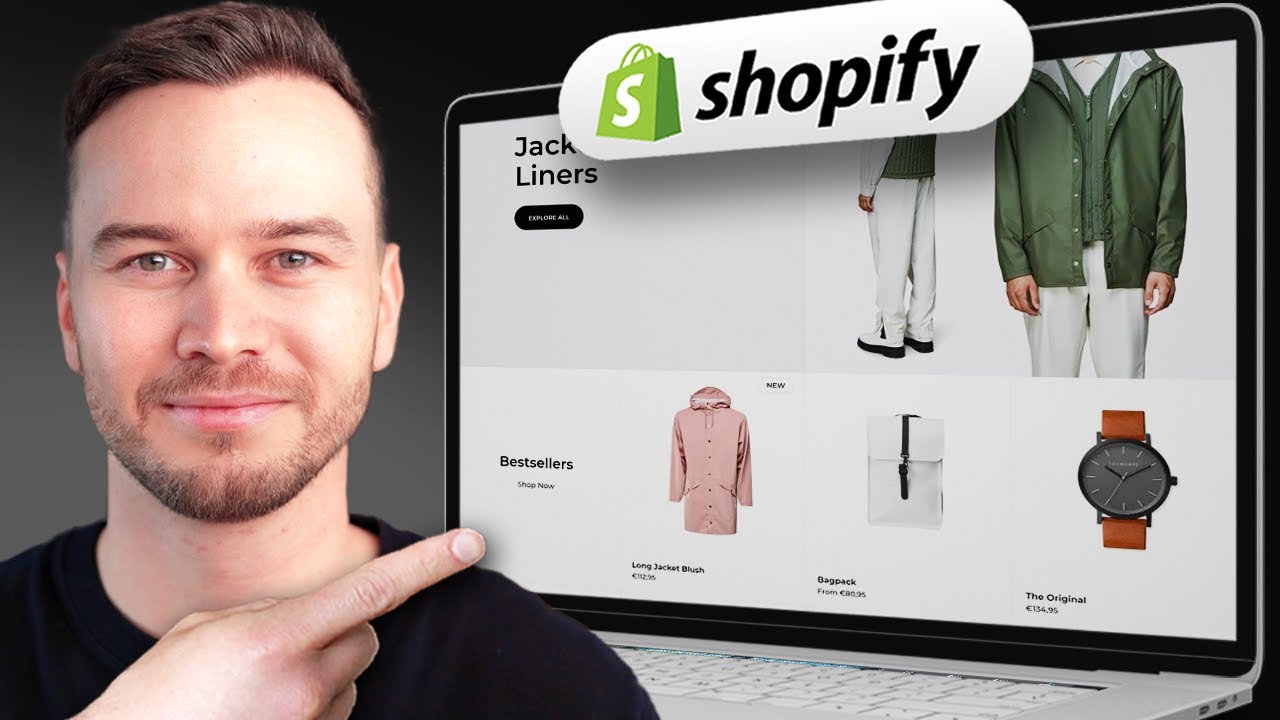 Shopify Website Design Tutorial - Schritt für Schritt - YouTube