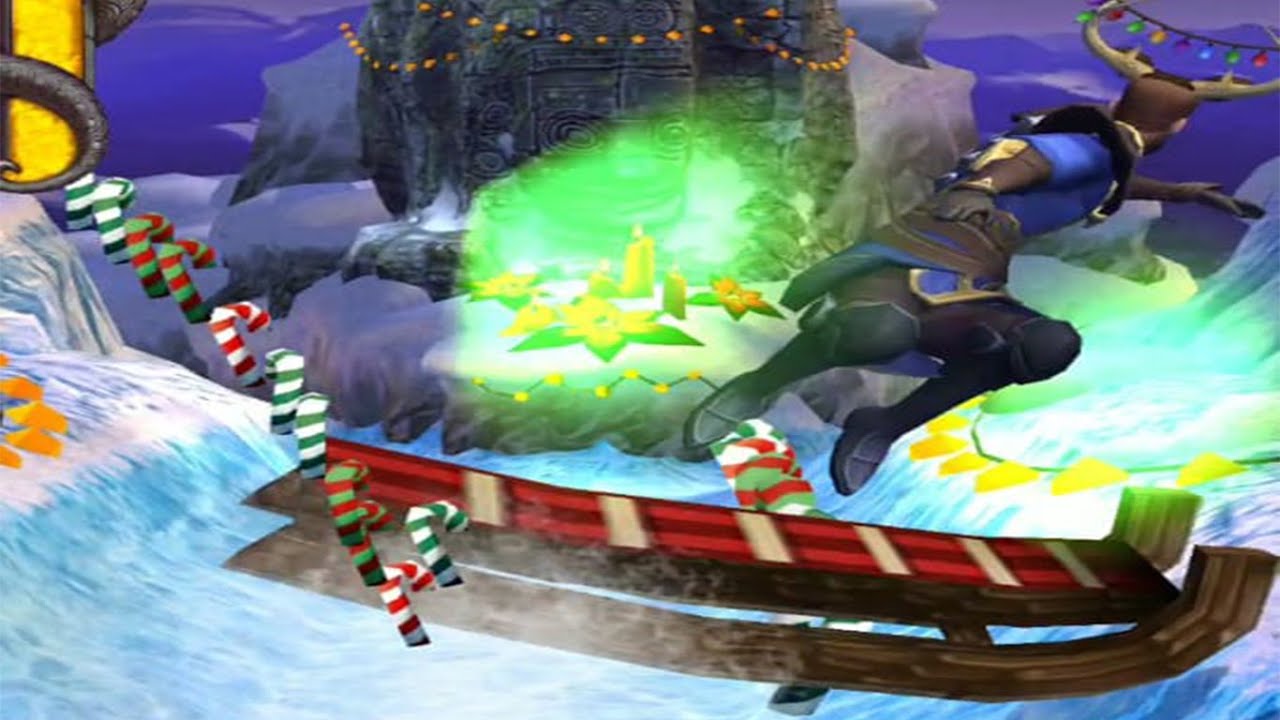 Temple Run 2 KING FAFNIR - FROZEN FESTIVAL MAP - YouTube