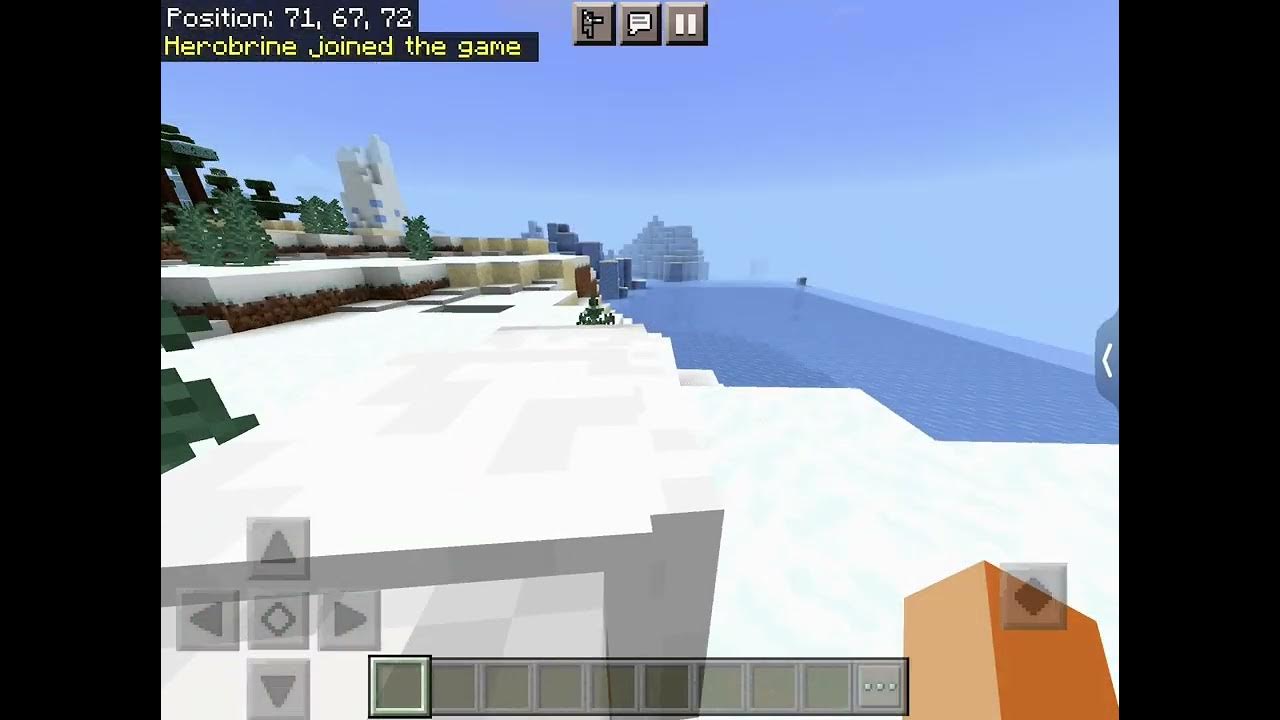 Minecraft bedrock edition: herobrine joined the game message command ...