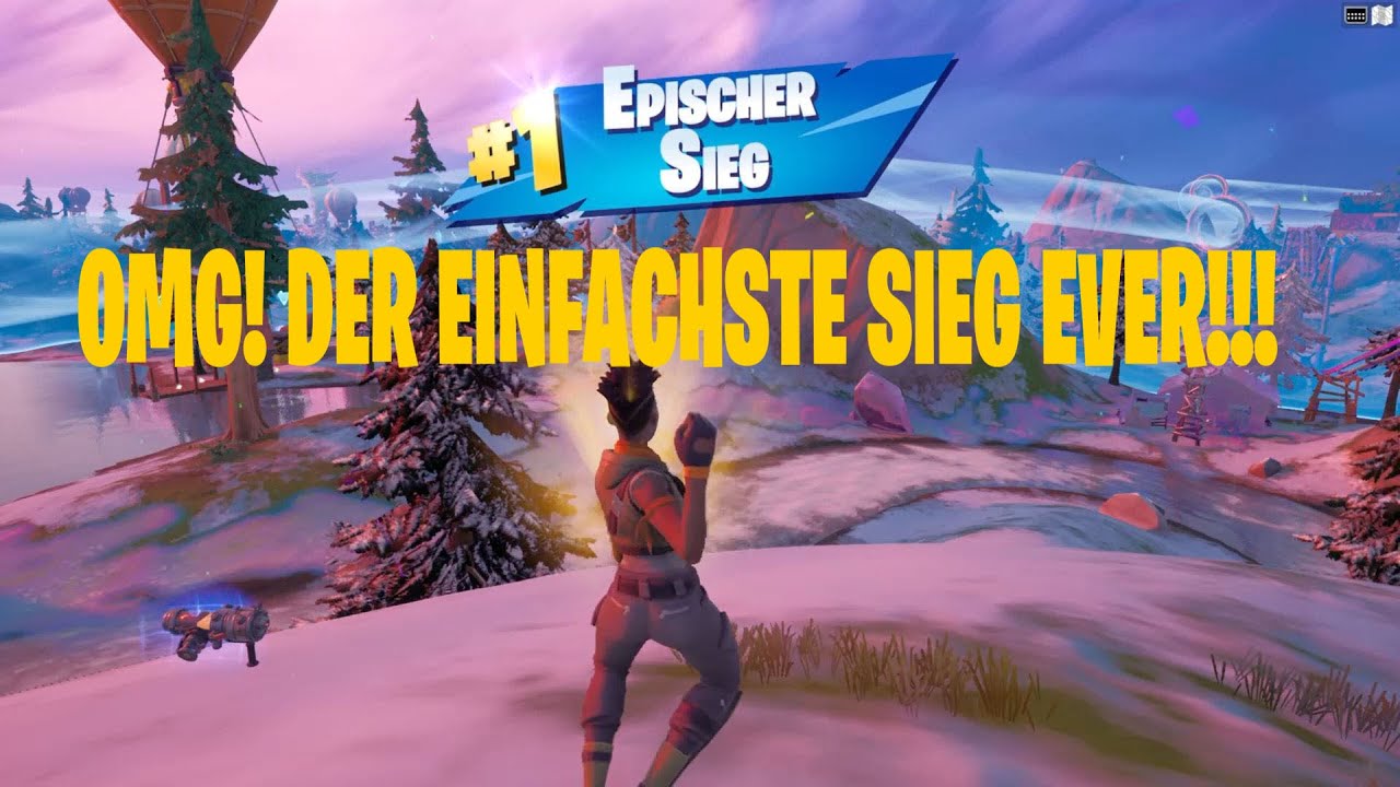 Fortnite Battle Royale !! Erste Runde Epischer Sieg !! OMG!!!! - YouTube