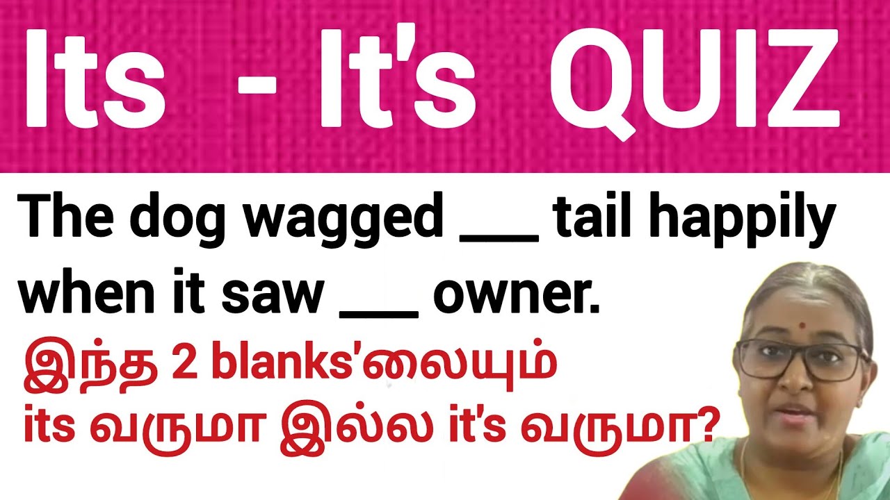 Its vs It's QUIZ | TEST | What's Your English Level #spokenenglish # ...