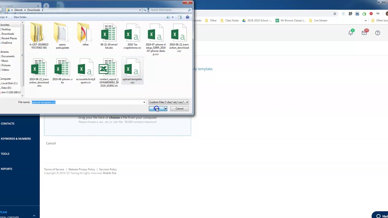 EZTEXT ADDING CONTACTS - YouTube