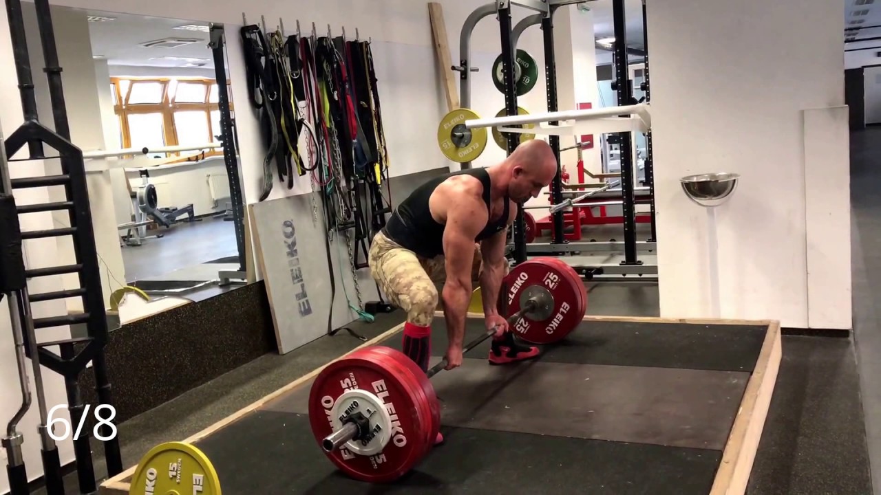 Sumo DL 1x250kg + 3x230kg 3,6,8/8 + bench 5x130 5/5 - YouTube