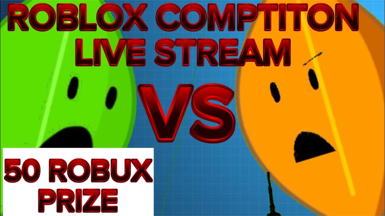 ROBLOX COMPETITION! (50 ROBUX PRIZE!) - YouTube