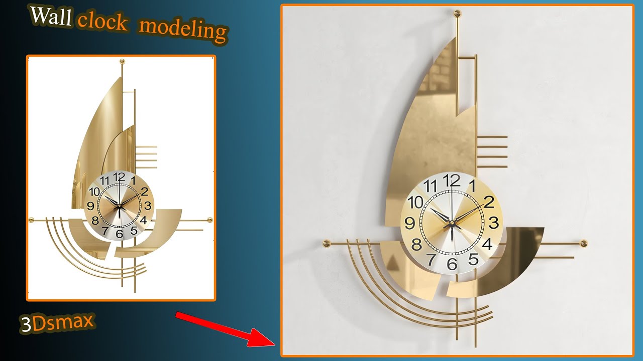 wall clock modeling in 3dsmax #51 - YouTube