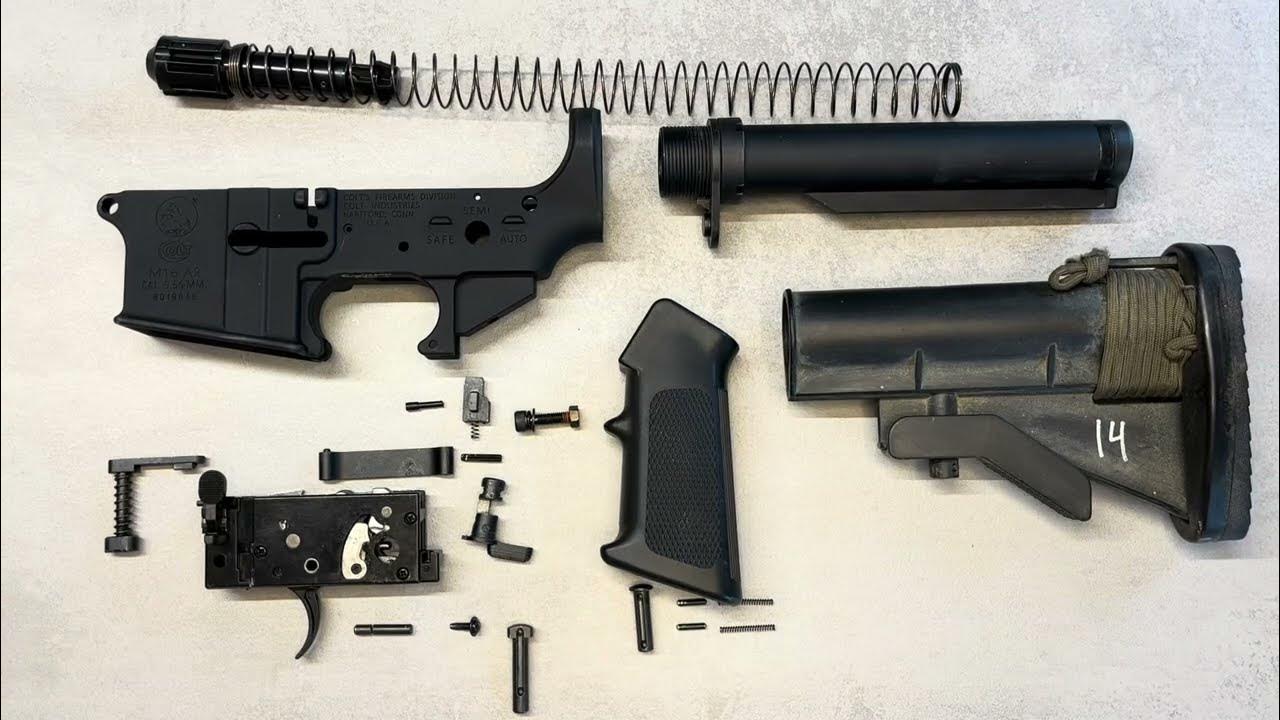 Tokyo Marui Colt M16A2 / M723 Commando MWS Airsoft Part 1 Lower ...