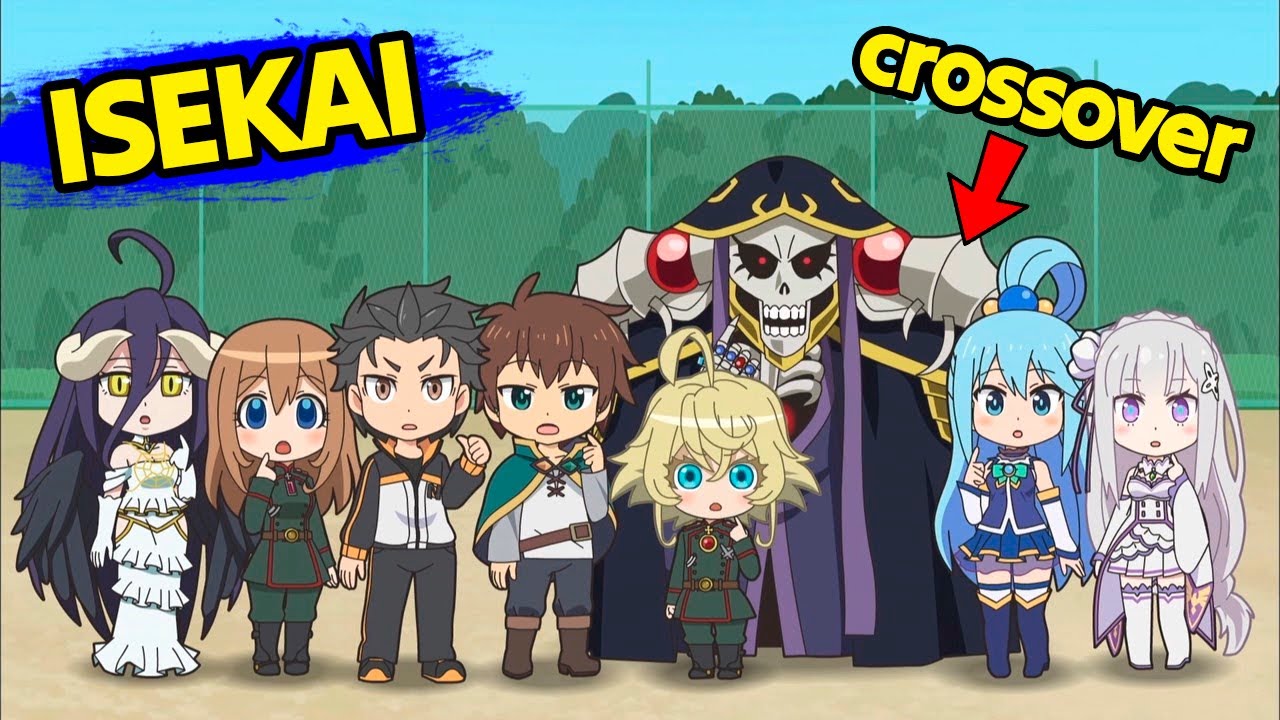 🔶️ El mejor crossover del anime y es un Isekai 😱| Isekai Quartet ...