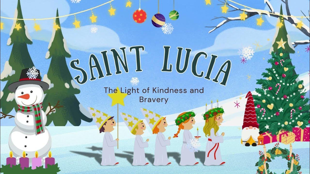 The Story of Saint Lucia | The Festival of St. Lucia 🎵🕯️🥯 # ...