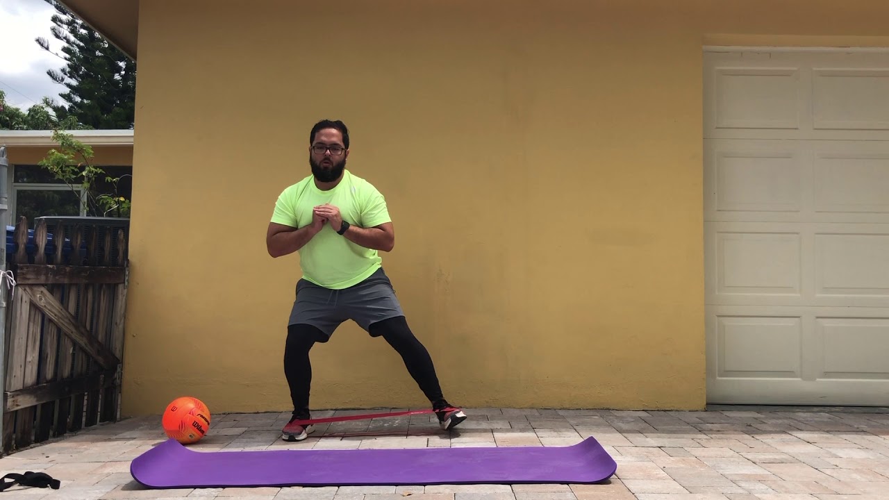 Side Stepping with Band - YouTube