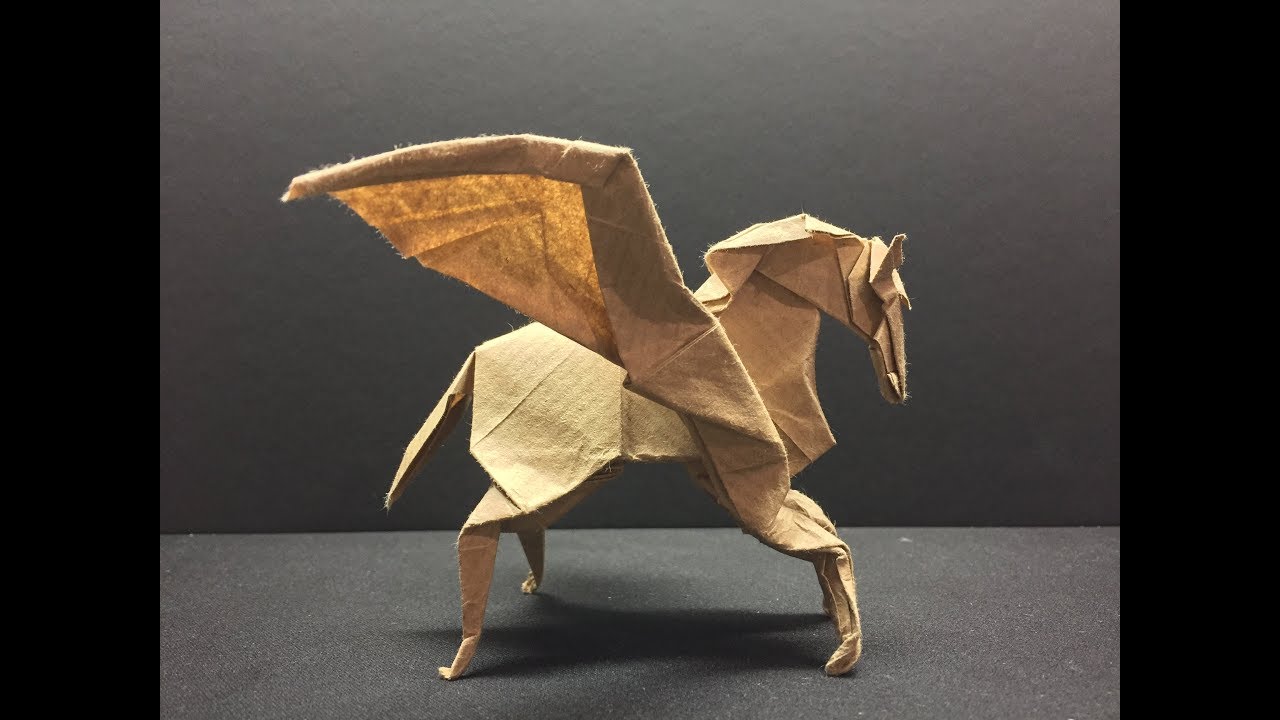 Origami Pegasus Stop motion - YouTube