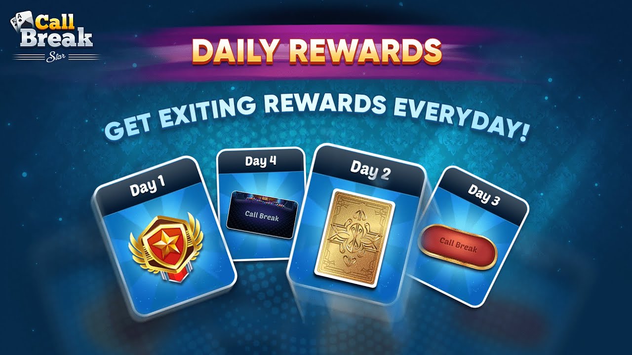 Daily Treasures Await! Unlock Epic Rewards in CallBreakStar🤩|| Card ...
