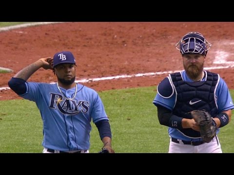 NYY@TB: Colome retires Bird to record the save
