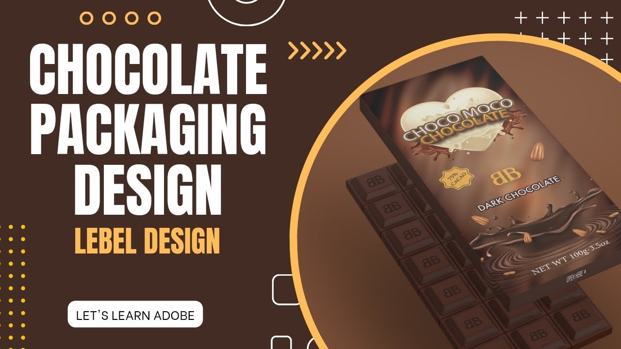 Packaging Design Chocolate box tutorial Adobe illustrator 2023 - YouTube