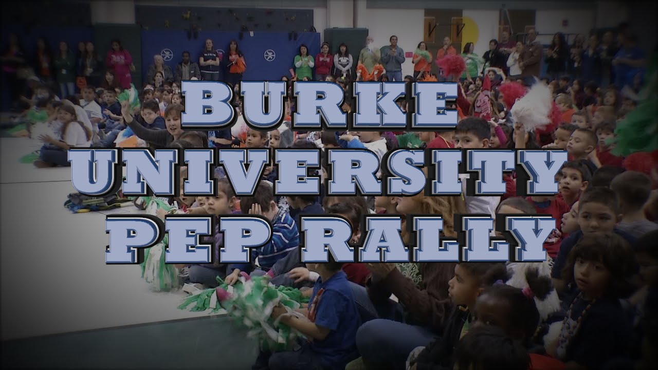 Burke ES University Pep Rally - YouTube