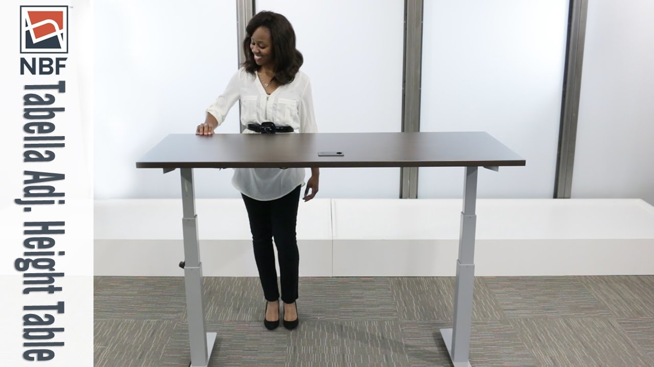 Adjustable Height Tables | Tabella Collection | National Business ...