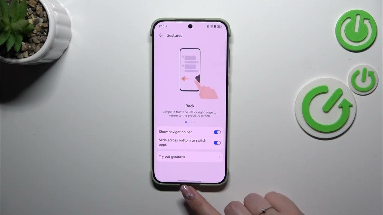 How to Set Navigation Gestures in HUAWEI Pura 70 Ultra – Remove Navigation Buttons - YouTube