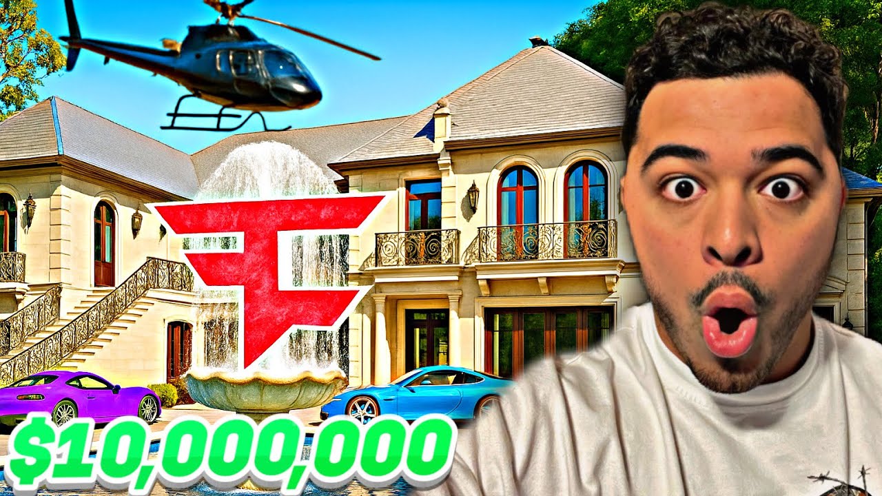 FaZe’s NEW $10,000,000 Mansion Is INSANE 🤯🔥(House Tour Reaction) - YouTube