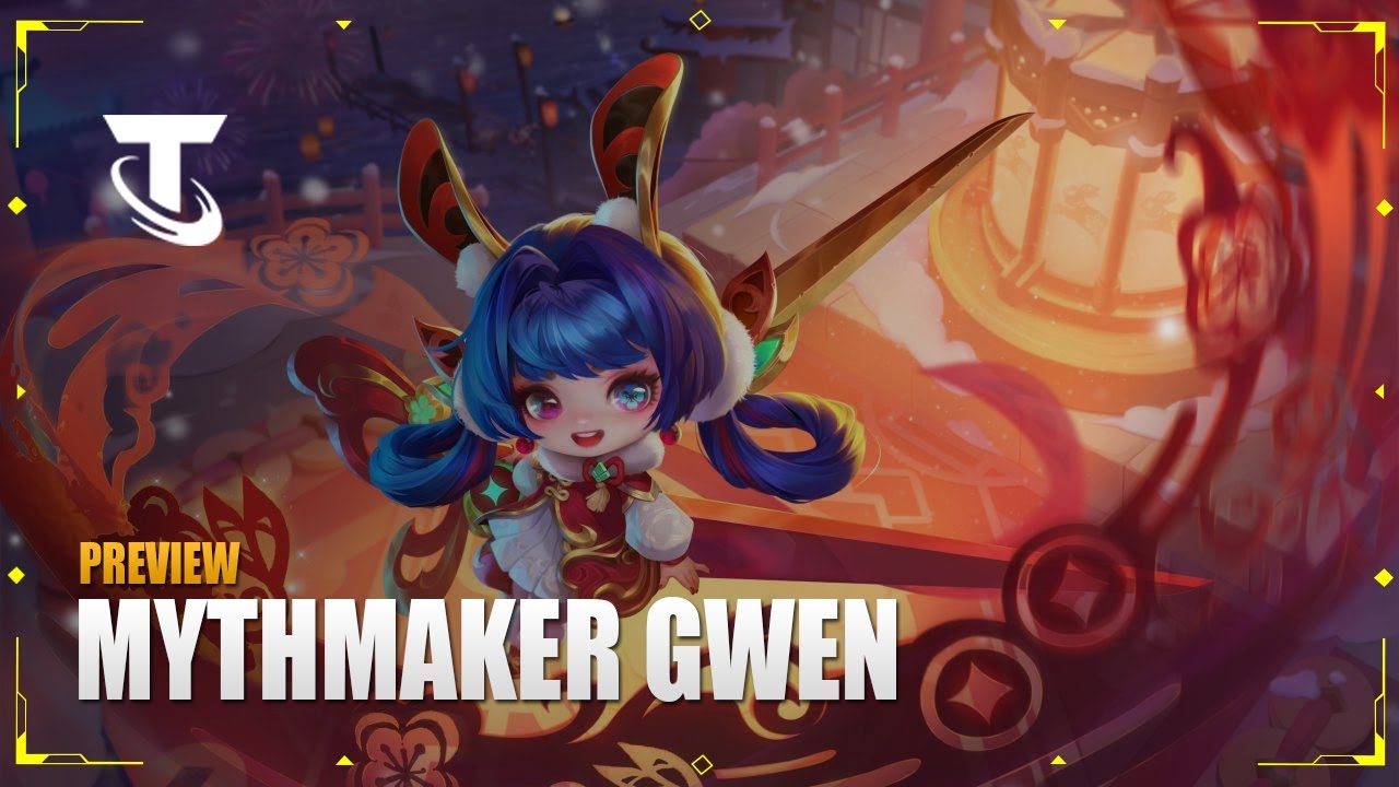 Mythmaker Gwen Chibi Preview (Chinese Server) - Teamfight Tactics - YouTube